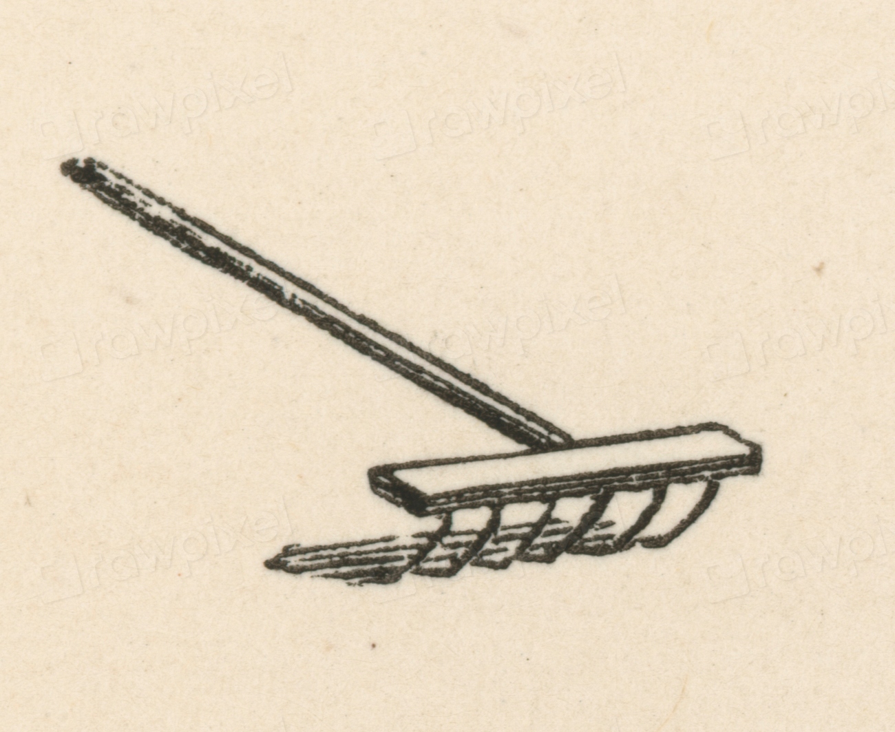 Rake icon L'ornement Polychrome (1888) | Premium PSD Illustration ...