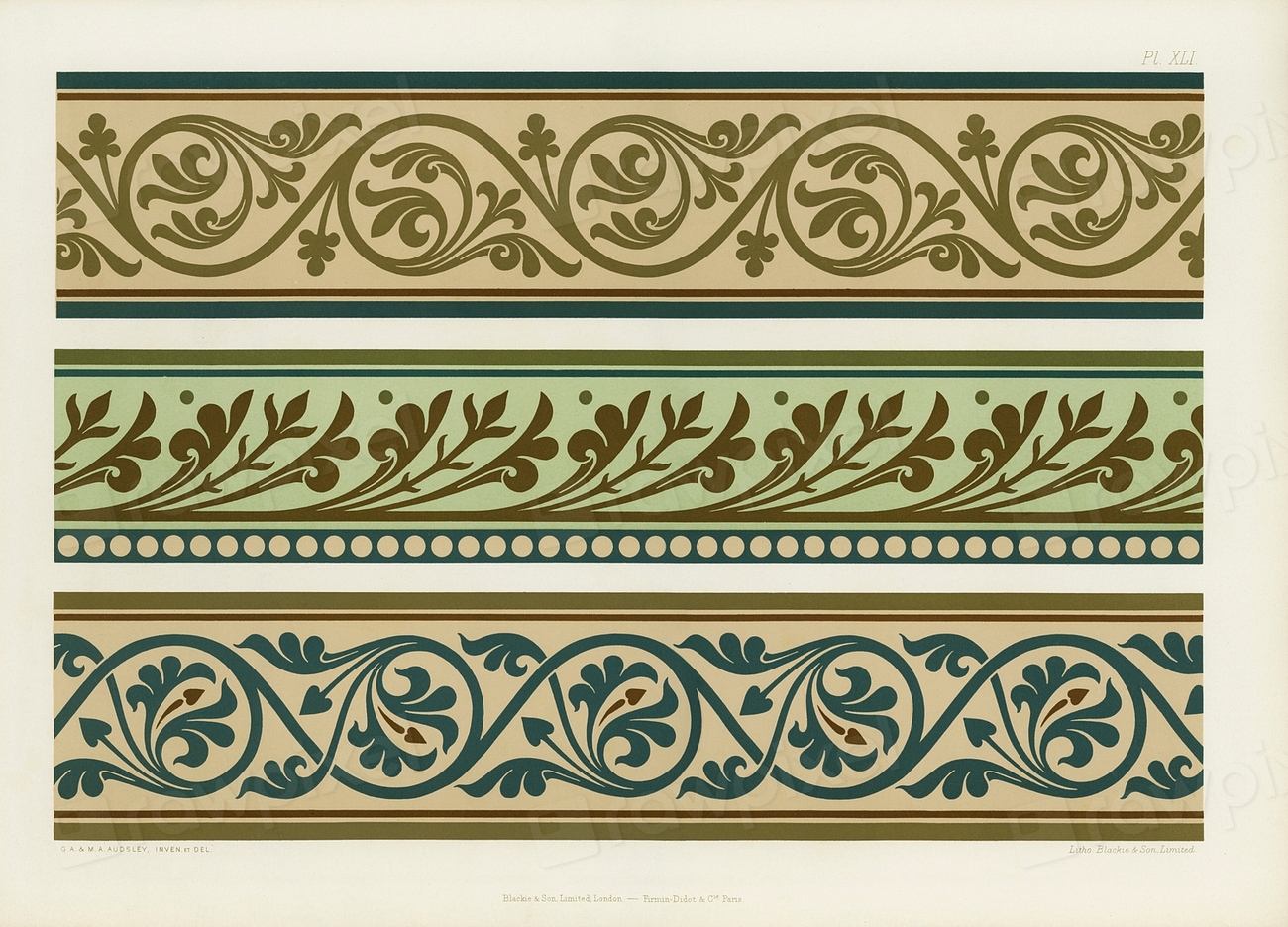 Medieval pattern. Digitally enhanced our | Free Photo Illustration ...