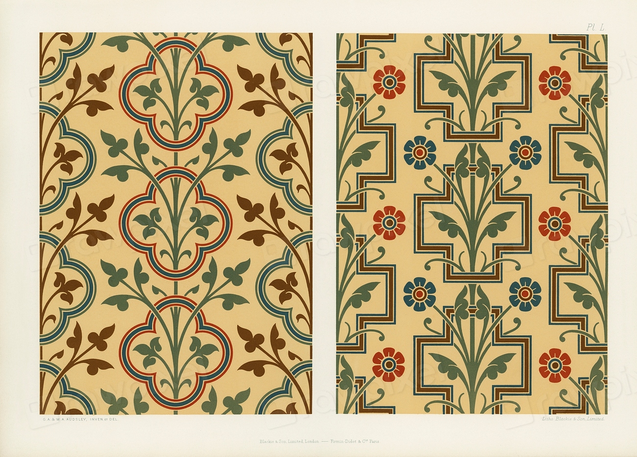 Medieval pattern. Digitally enhanced our | Free Photo Illustration ...