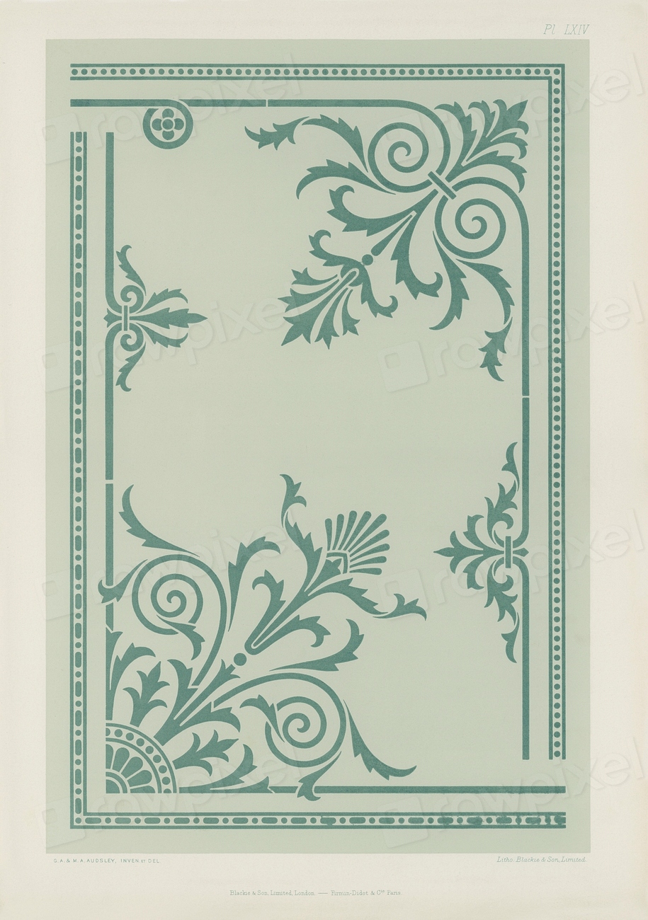 Renaissance pattern. Digitally enhanced our | Free Photo Illustration ...