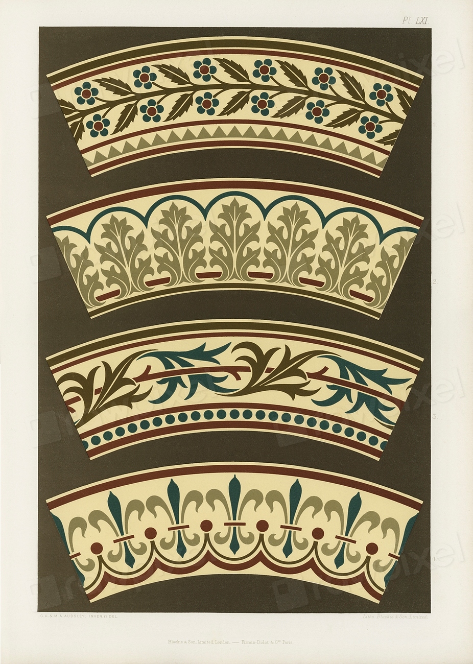 Renaissance pattern. Digitally enhanced our | Free Photo Illustration ...