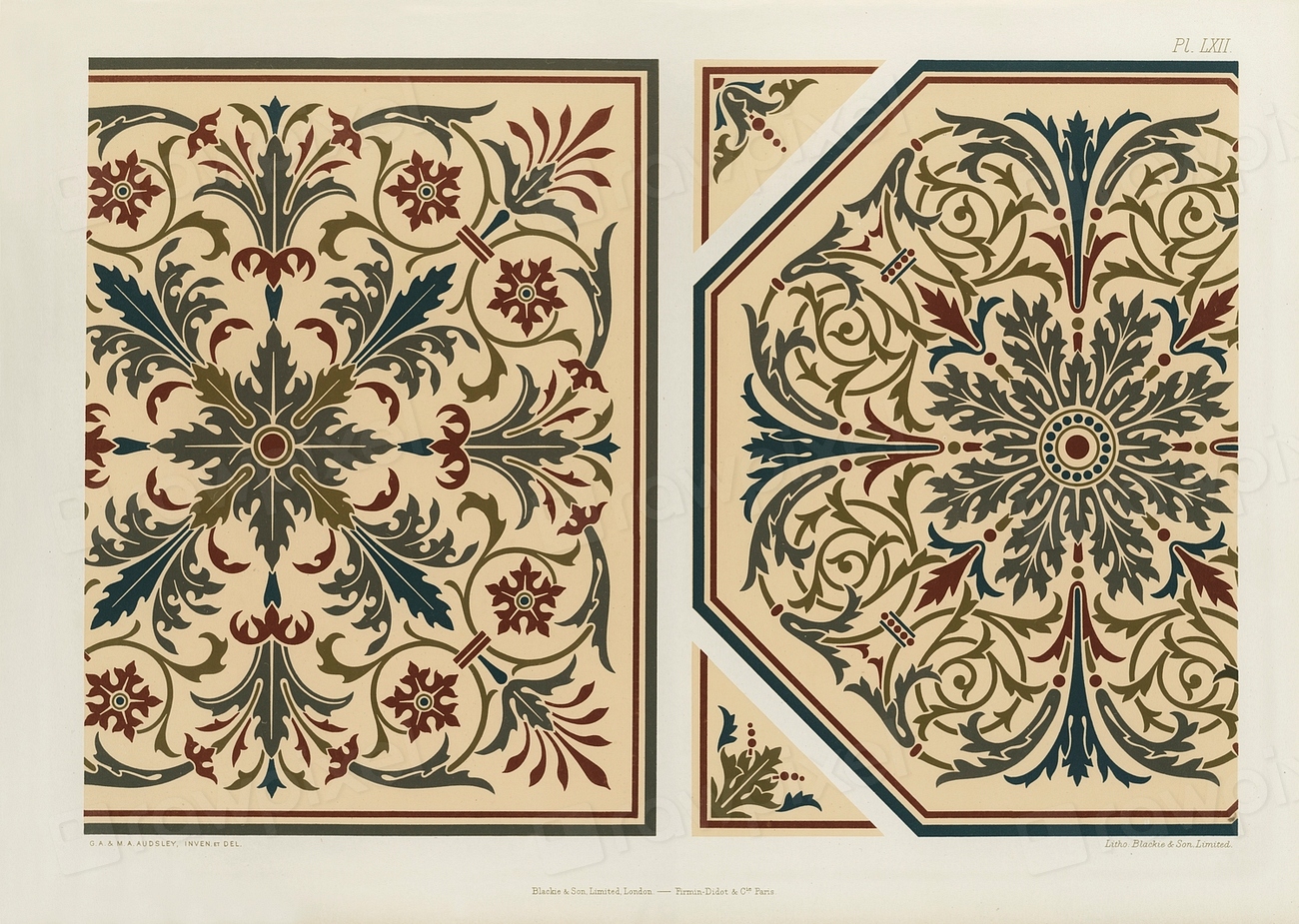 Renaissance pattern. Digitally enhanced our | Free Photo Illustration ...