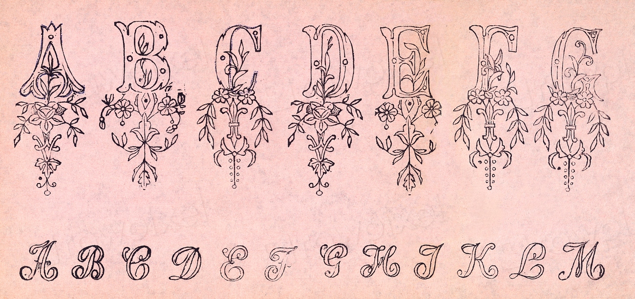 Embroidery samples, plate number 13 | Free Photo Illustration - rawpixel