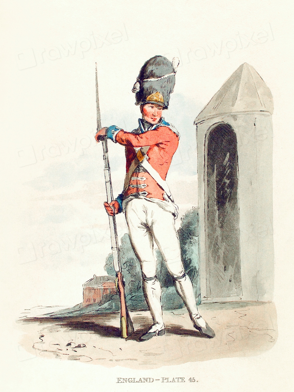 Illustration Grenadier 1st Regiment Guards | Free Photo Illustration ...