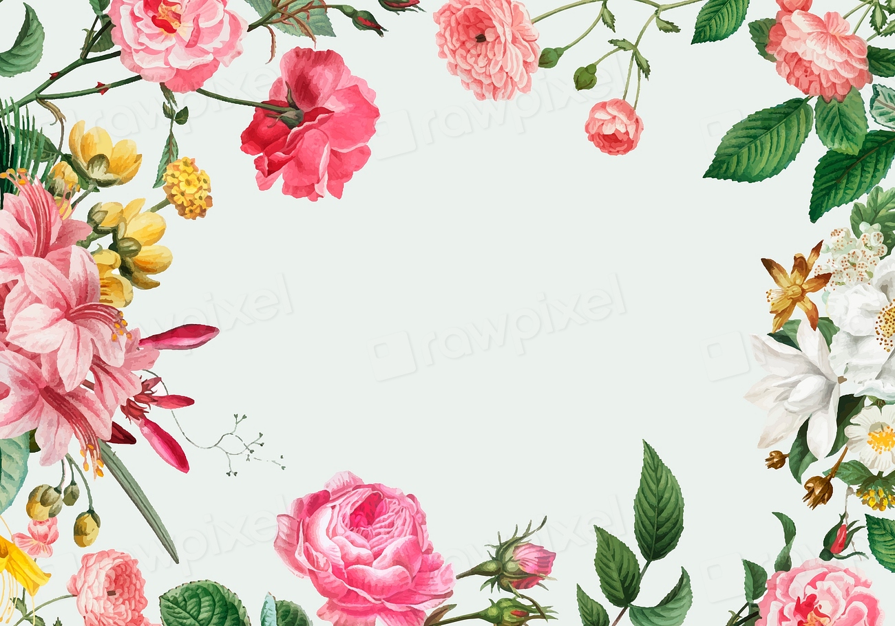 Vintage botanical frame design vector | Premium Vector - rawpixel