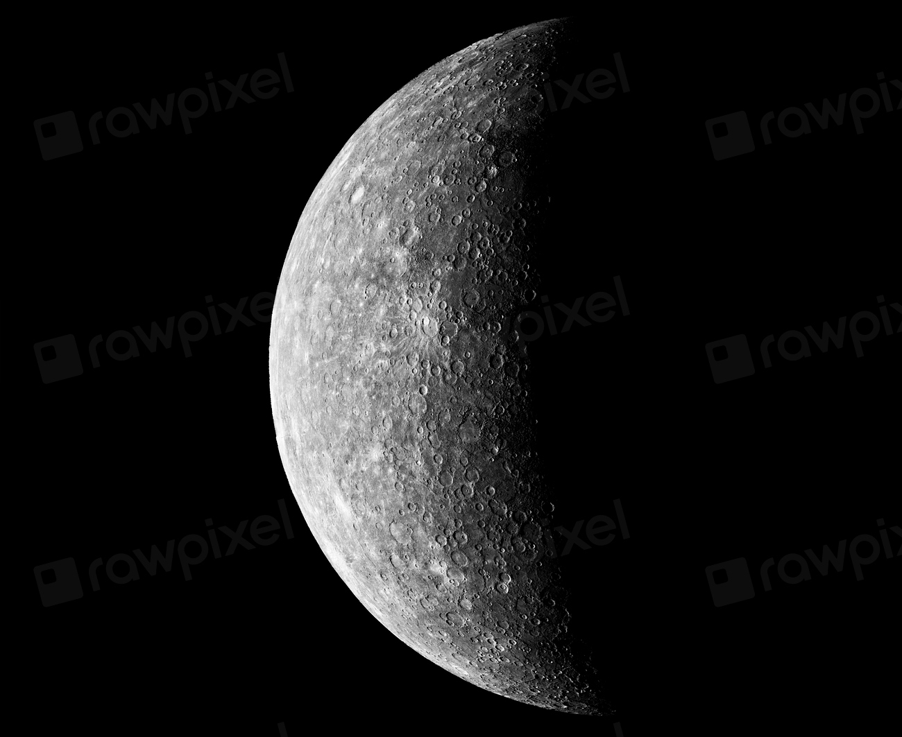 first image Mercury acquired NASA's | Free Photo - rawpixel