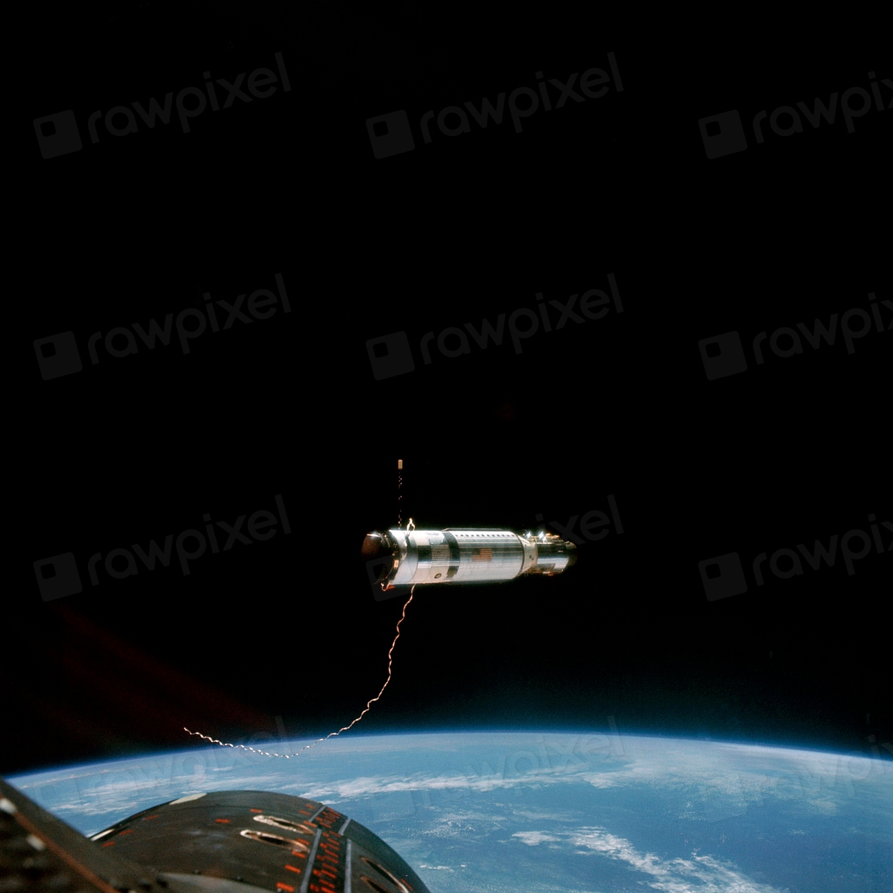 The Agena Target Docking Vehicle | Free Photo - rawpixel