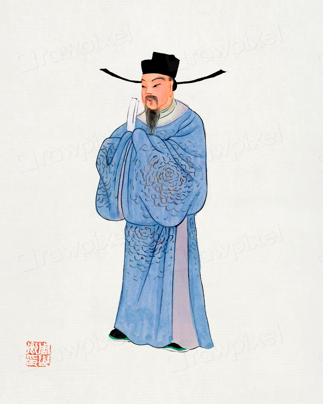 Men's official robe. Digitally enhanced | Free Photo Illustration ...