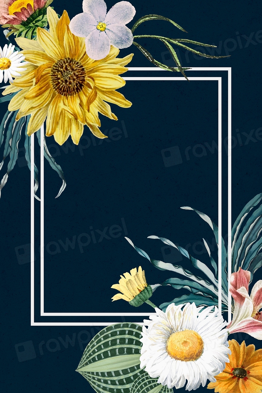 Spring bloom flower frame psd | Premium PSD - rawpixel