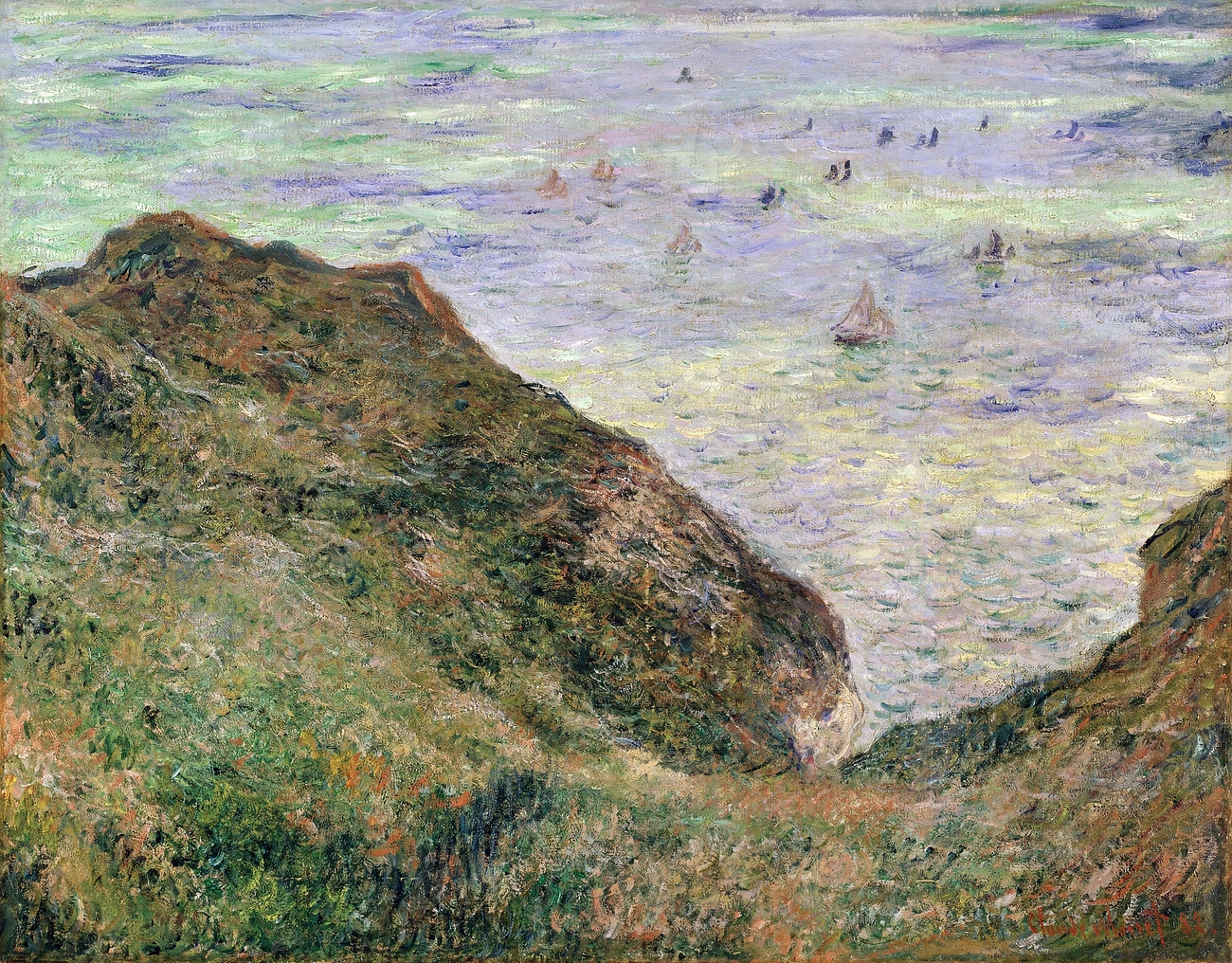 Claude Monet's View Sea (1882) | Free Photo Illustration - rawpixel
