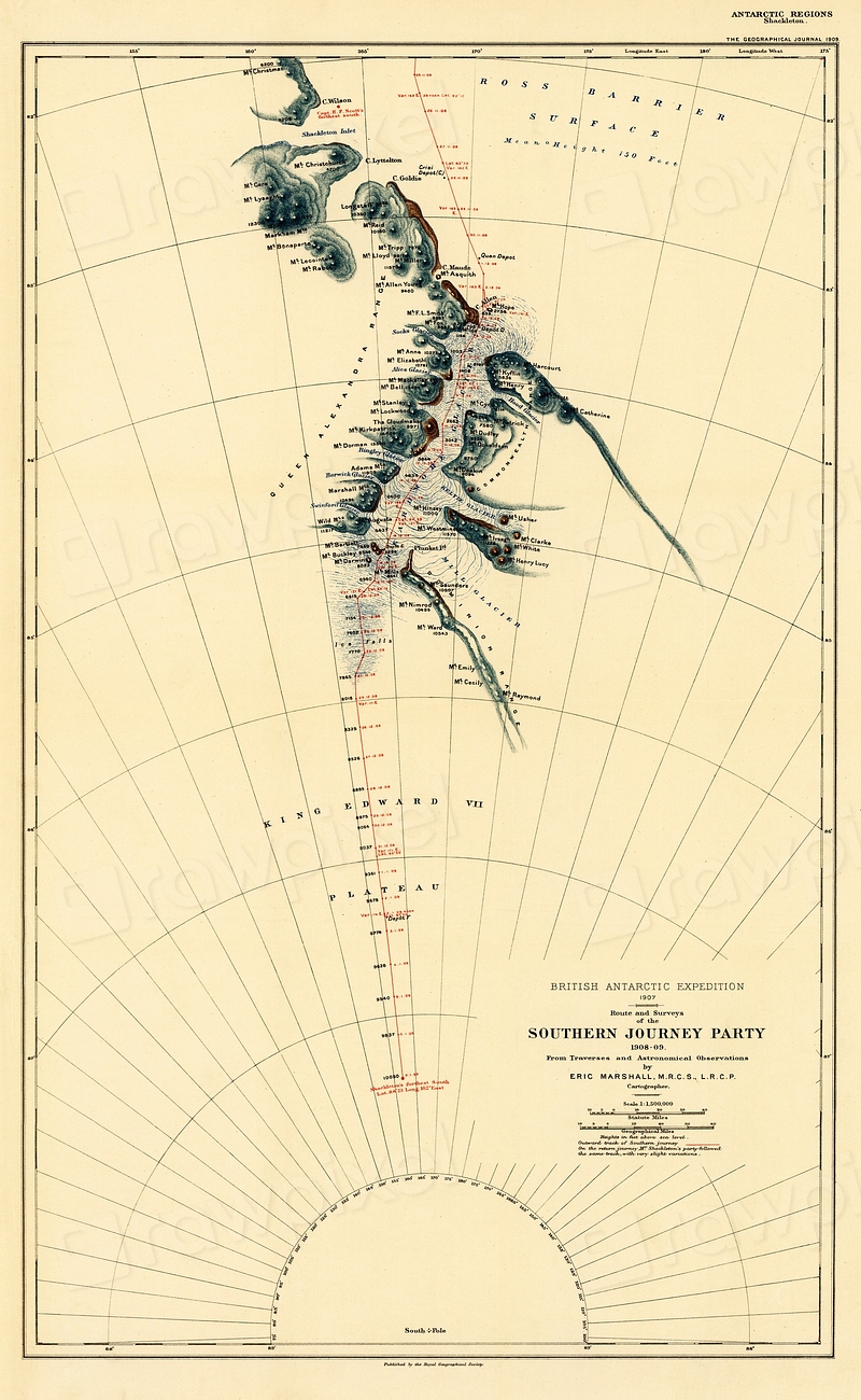 Route and Surveys Southern Journey | Free Photo Illustration - rawpixel