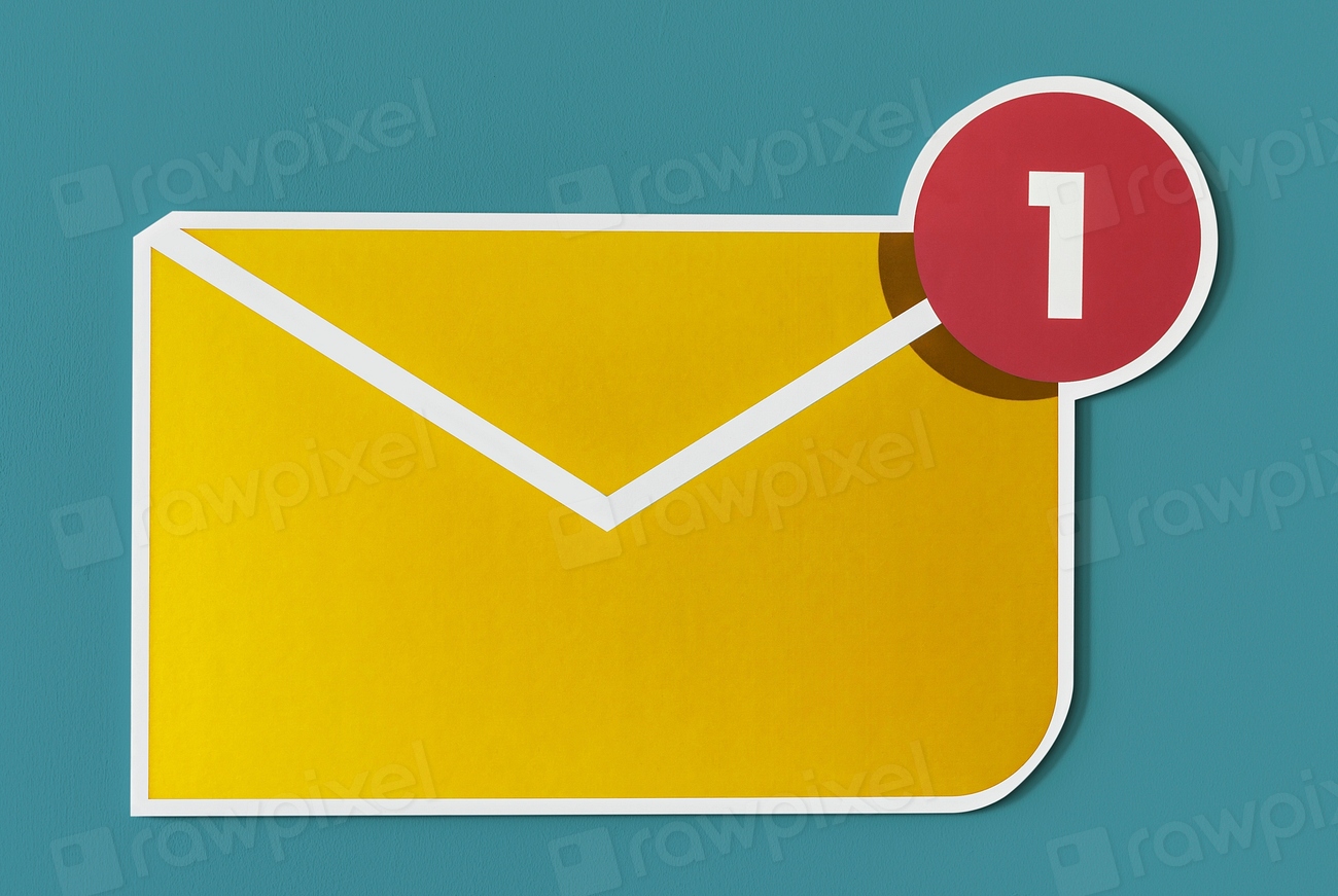 New incoming message email icon | Free Photo - rawpixel