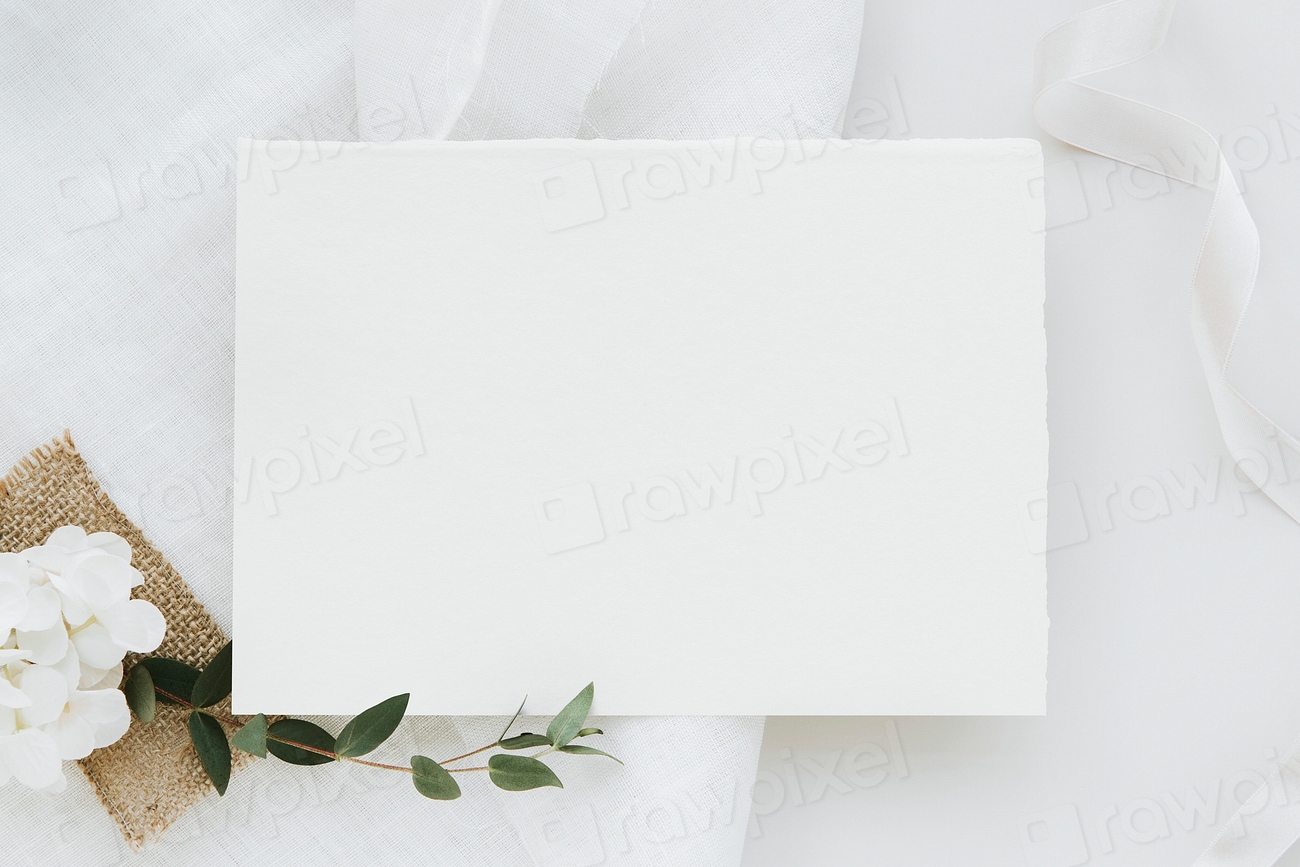 Blank white card template mockup | Premium PSD Mockup - rawpixel