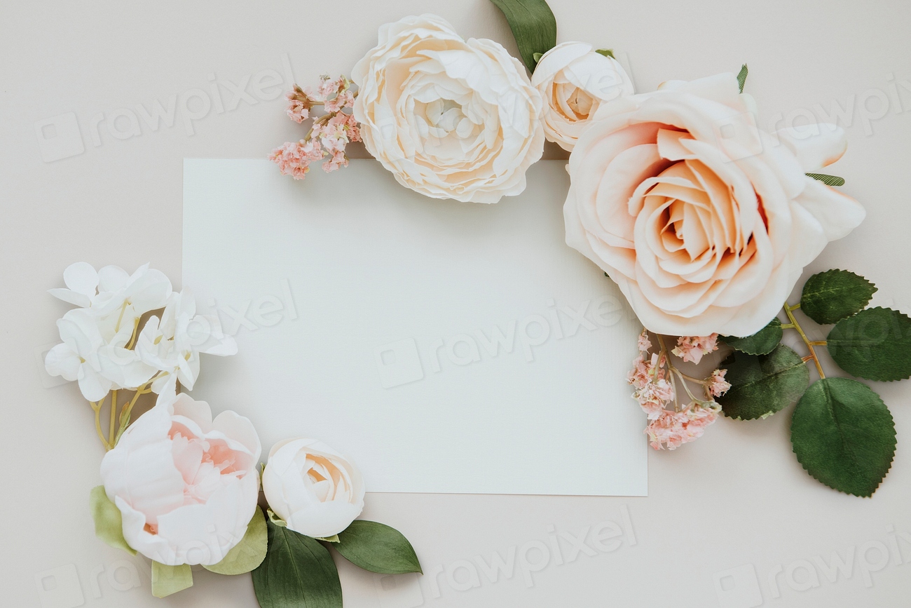 Blank white card template | Premium Photo - rawpixel