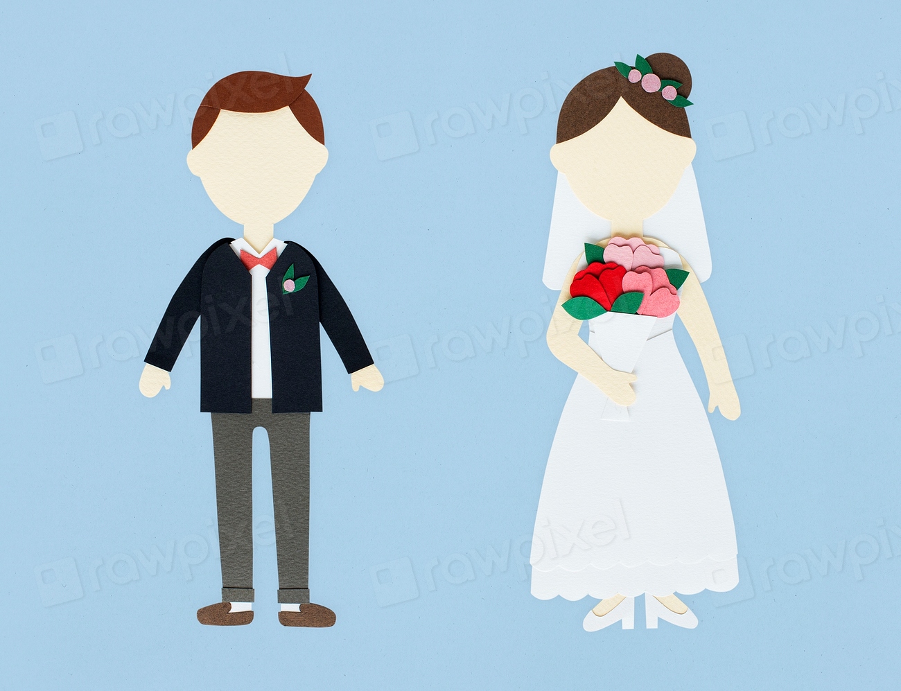 Paper craft of human avatar | Premium PSD - rawpixel