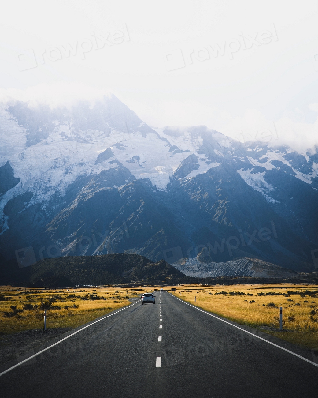 Beautiful view road leading Mount | Premium Photo - rawpixel
