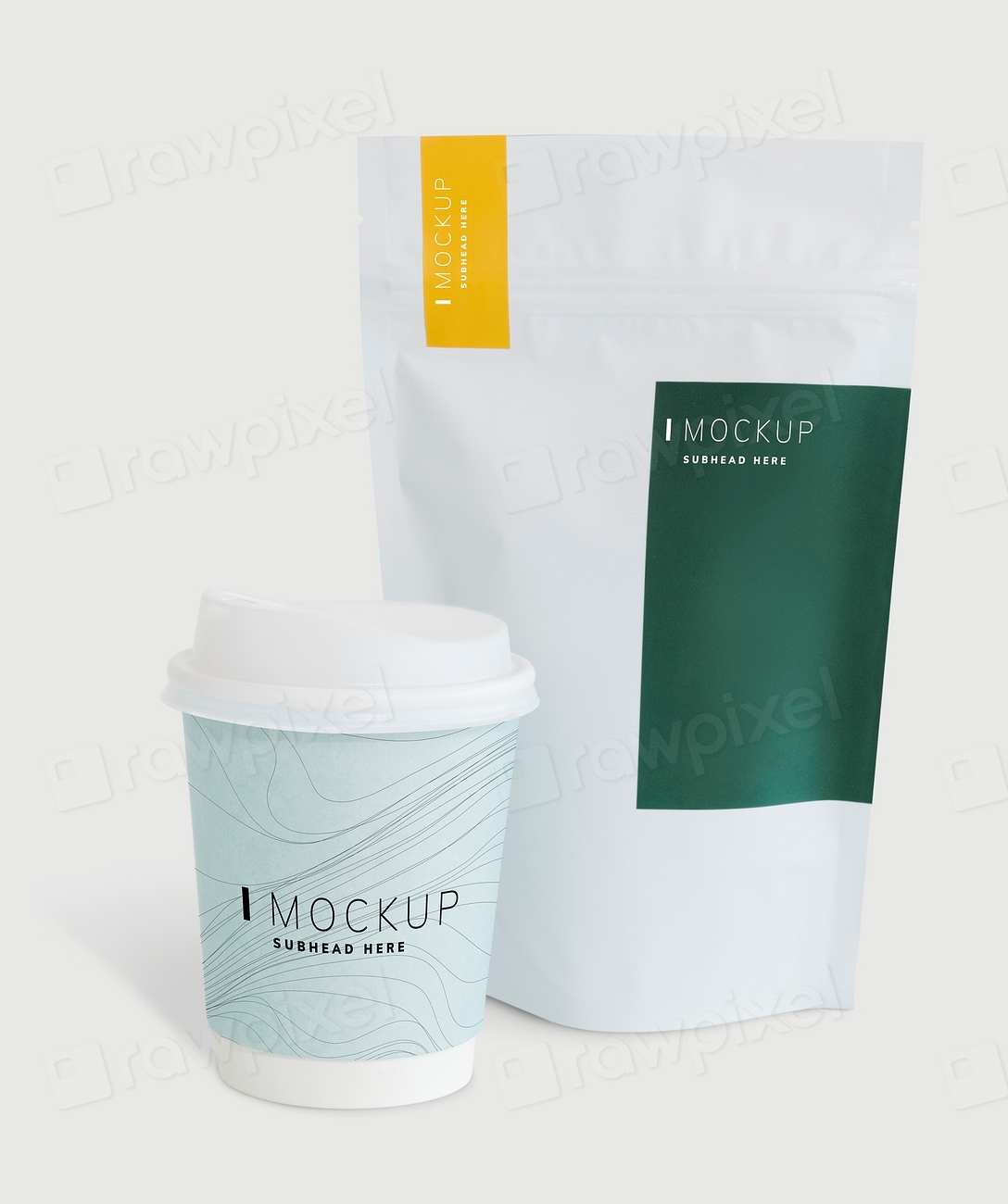 Packaging mockup coffee shop | Premium PSD Mockup - rawpixel
