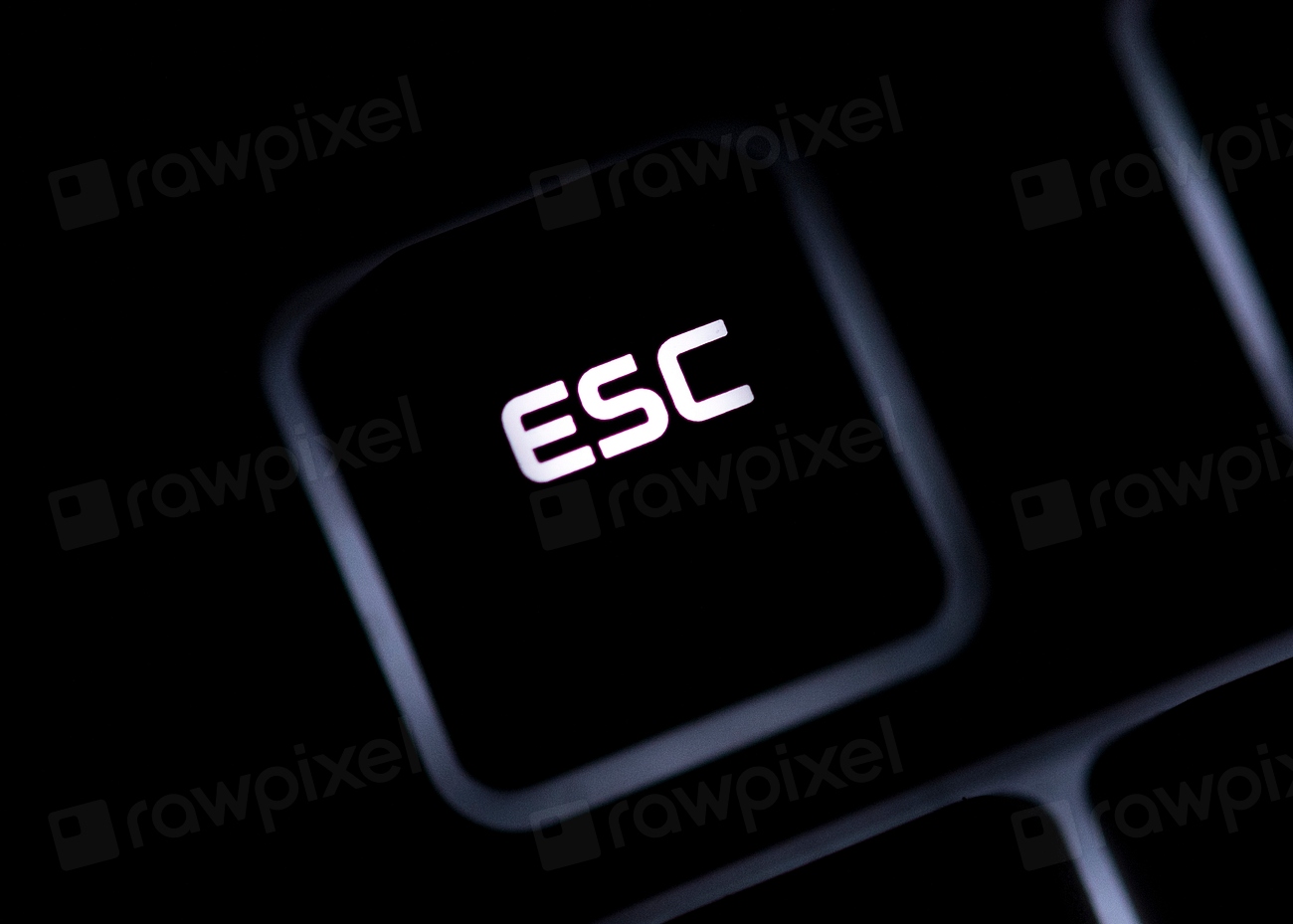 Closeup ESC button black keyboard | Premium Photo - rawpixel