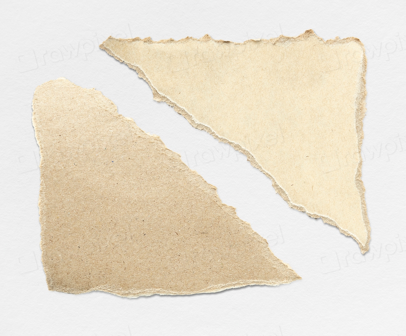 Blank torn craft paper template | Premium PSD - rawpixel