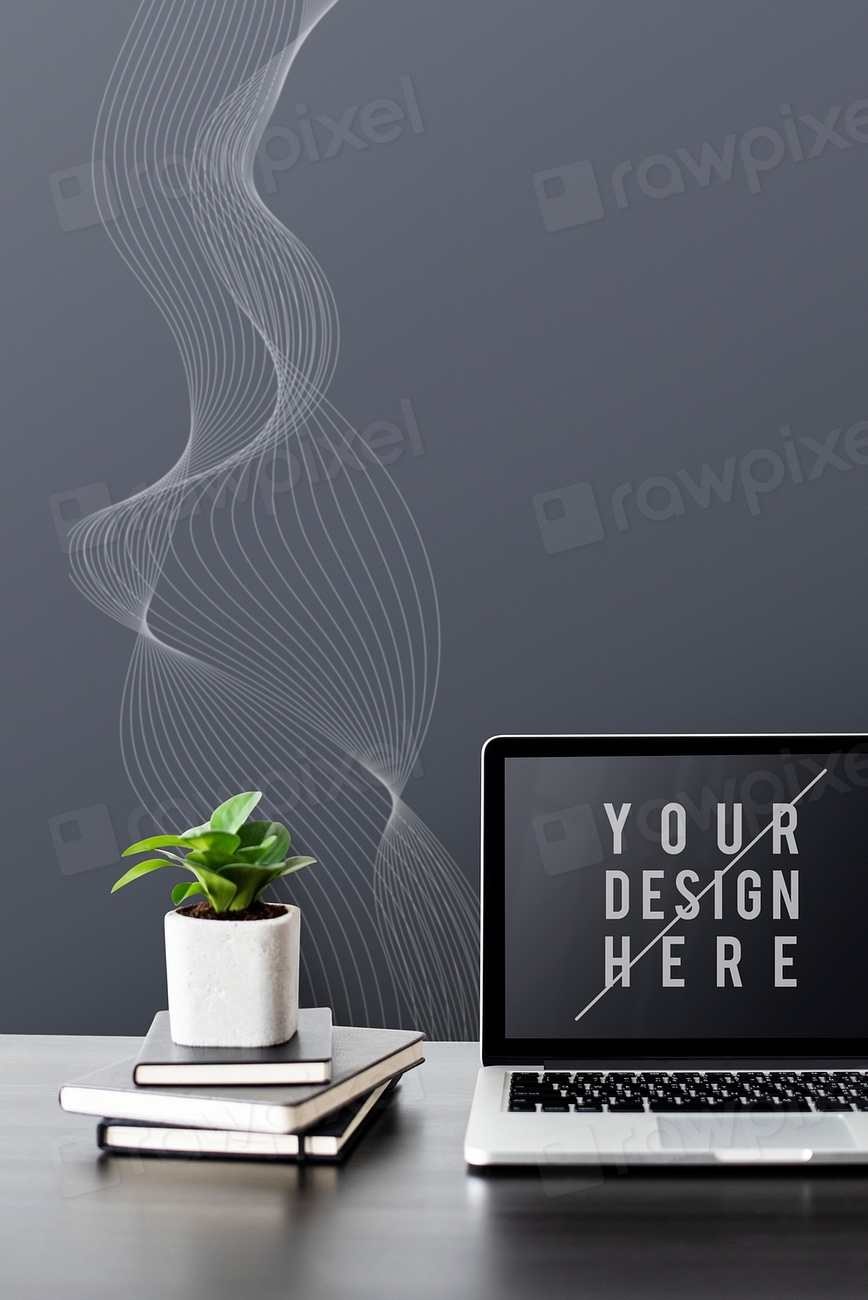 Laptop digital device screen mockup | Premium PSD - rawpixel