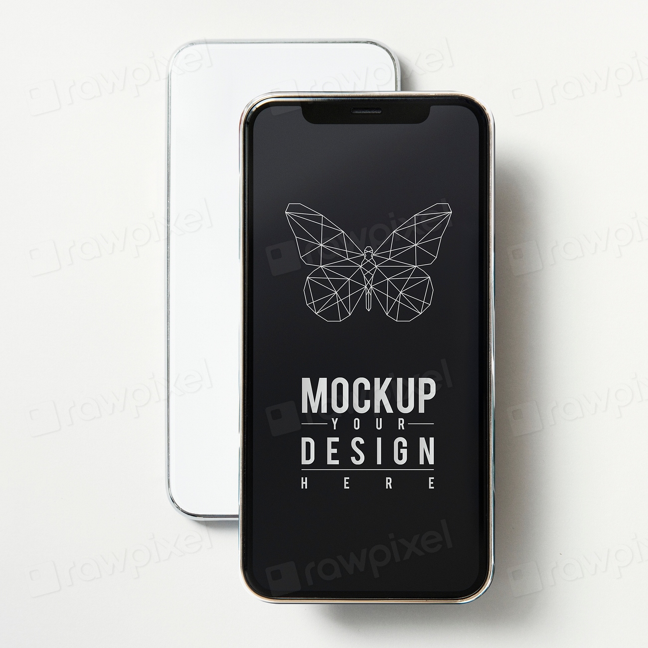 Premium mobile phone screen mockup | Premium PSD Mockup - rawpixel