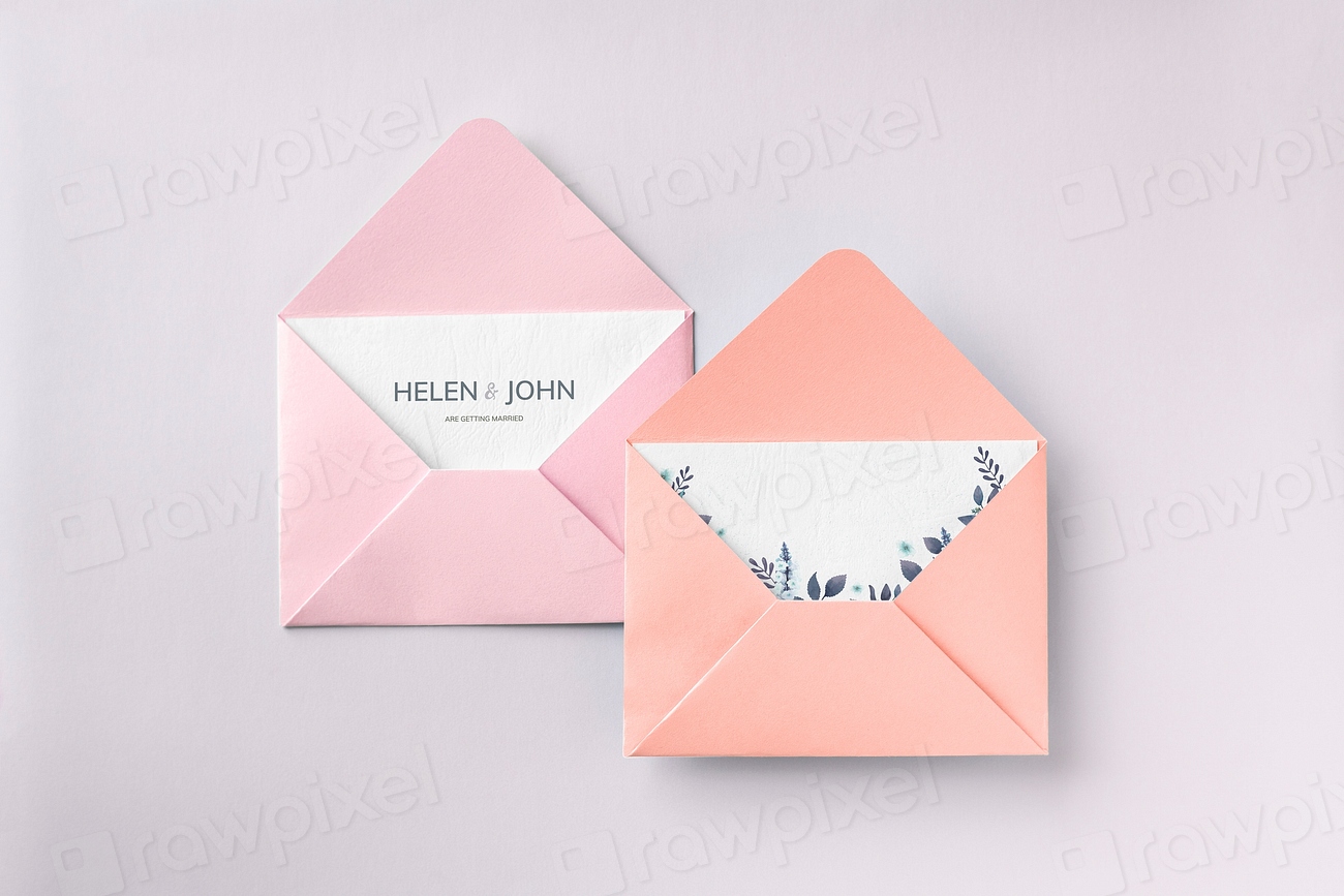 Open envelope card mockup | Premium PSD Mockup - rawpixel