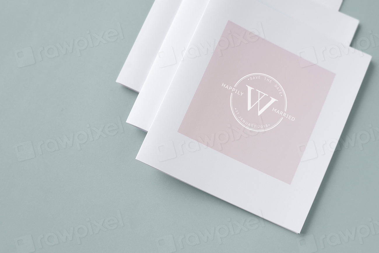 Three stacked white brochure mockups | Premium PSD Mockup - rawpixel