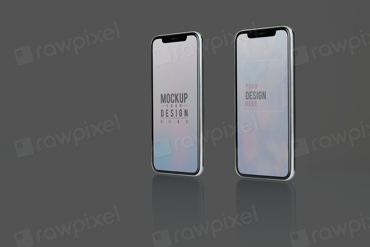 Full screen smartphone mockup design | Premium PSD Mockup - rawpixel