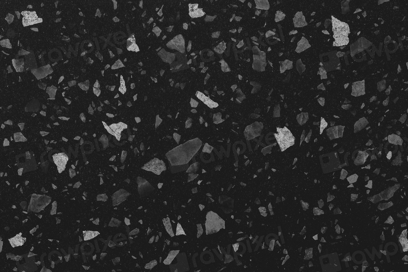 Black terrazzo texture background design | Premium Photo - rawpixel