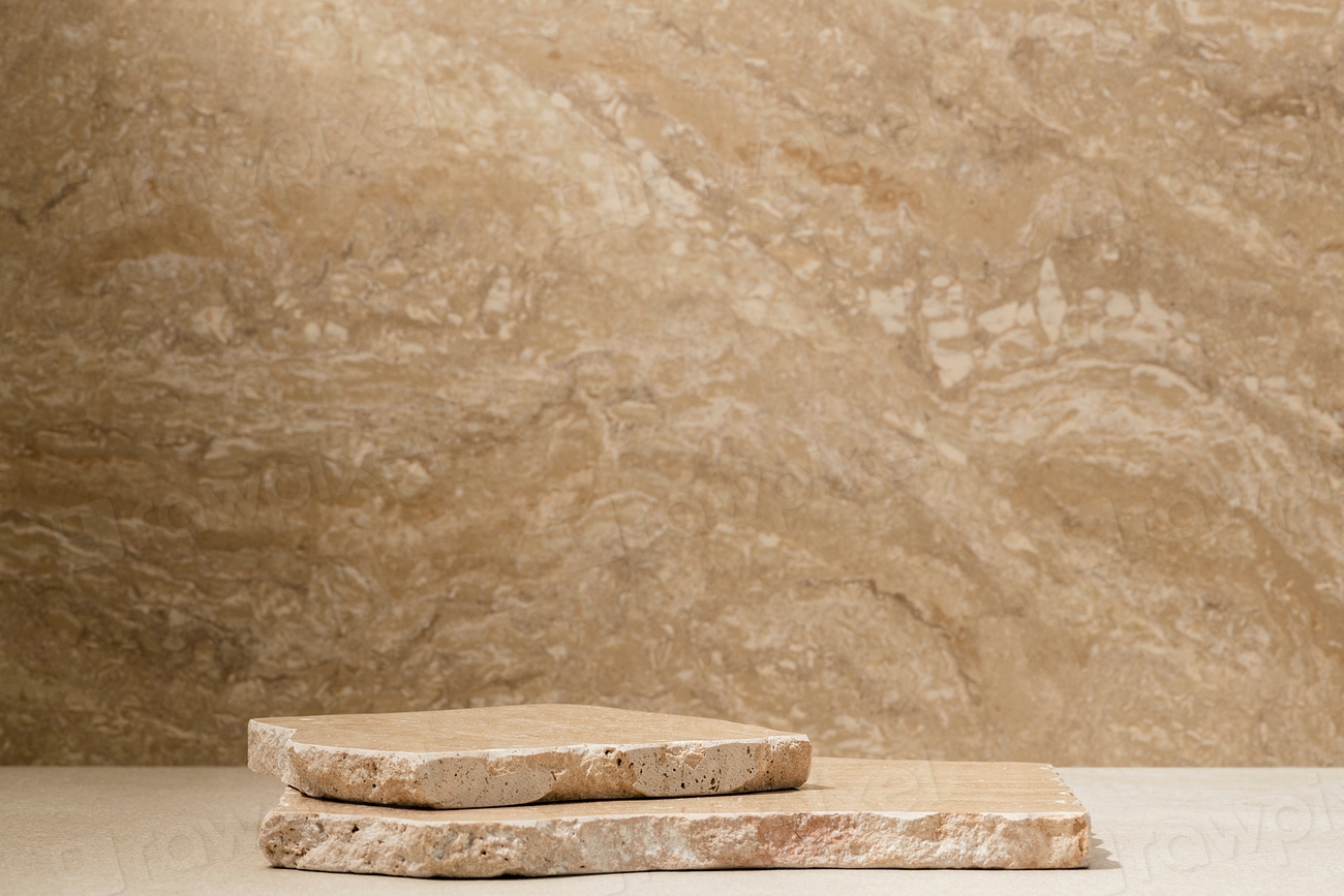 Empty display showcase modern beige | Free Photo - rawpixel