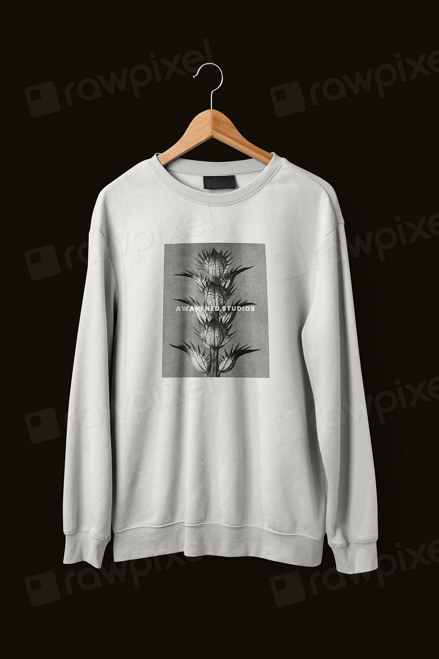 White sweater mockup, winter apparel | Premium PSD Mockup - rawpixel