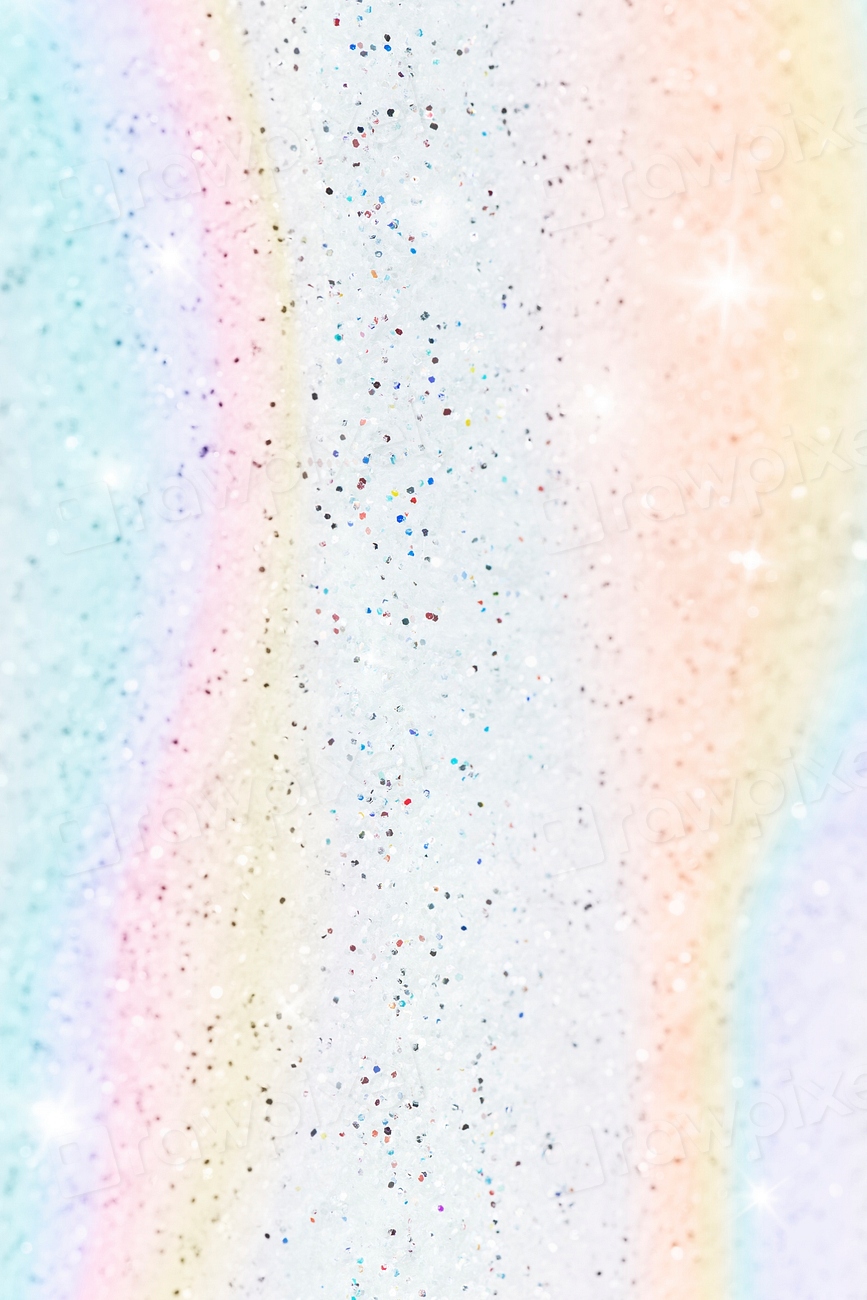 Pastel glittery rainbow background | Free Photo - rawpixel