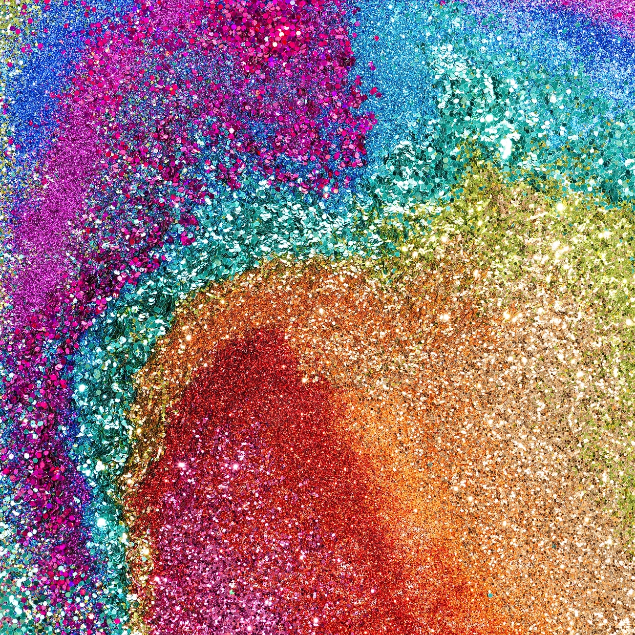 Colorful rainbow glitter background texture | Premium Photo - rawpixel