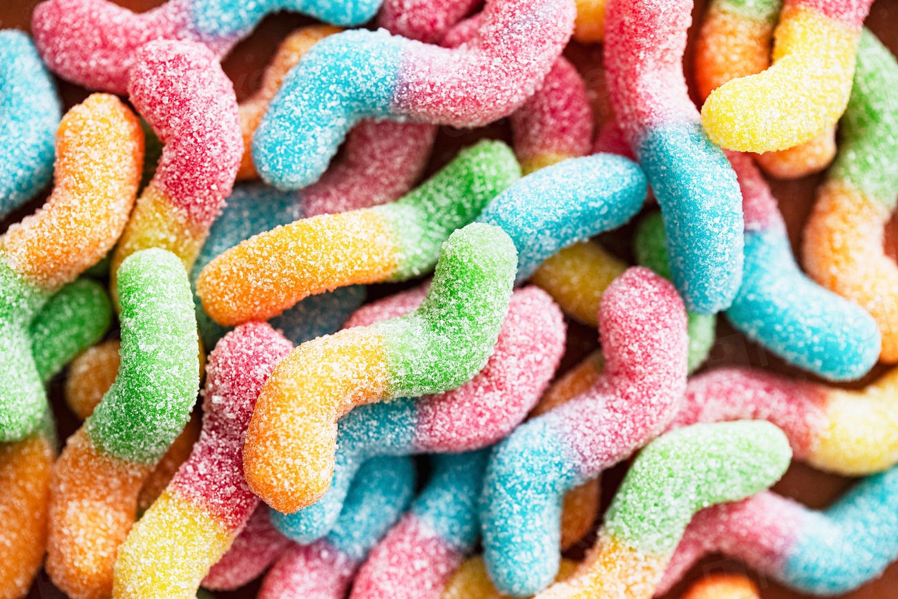 Colorful gummy worm candies | Premium Photo - rawpixel