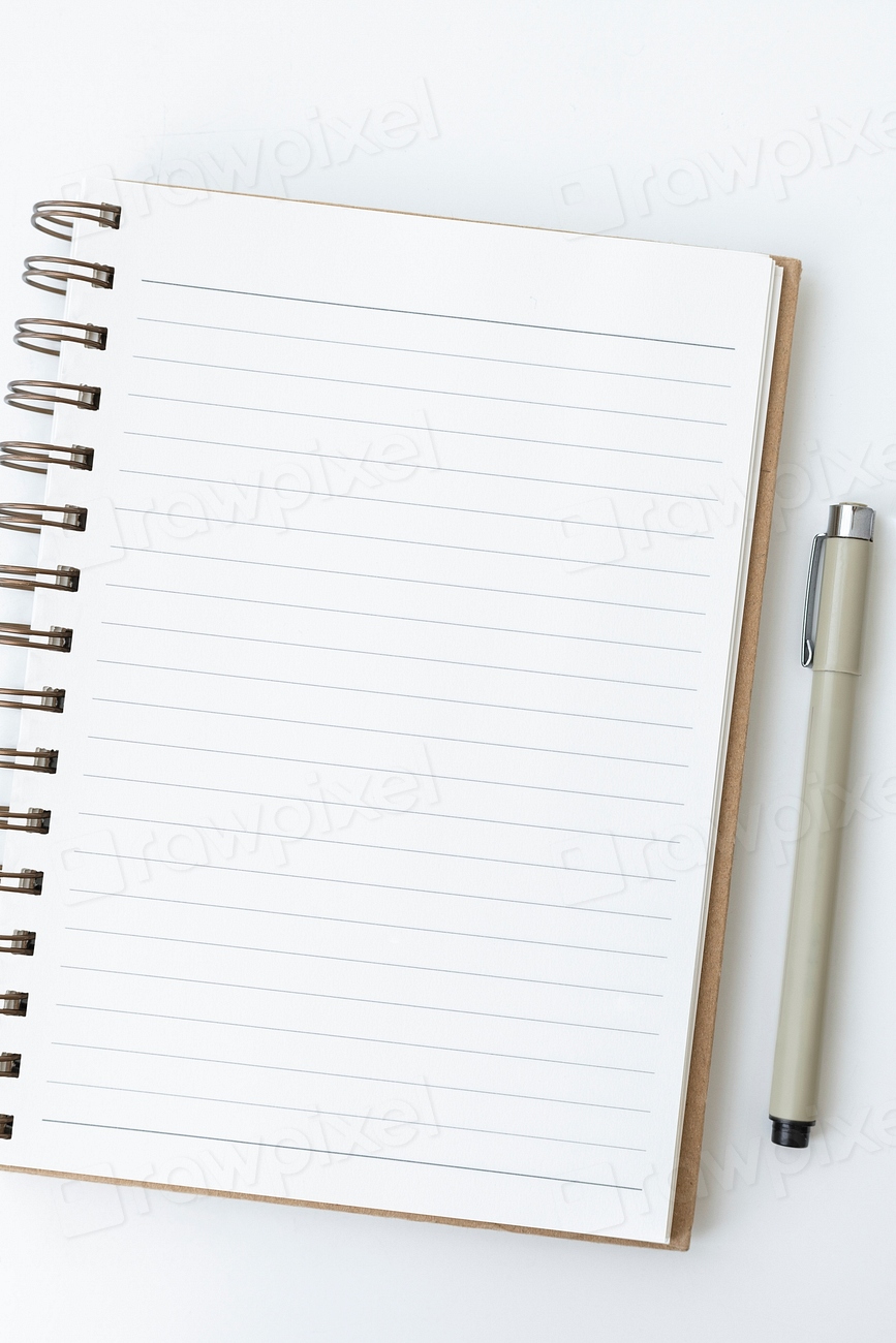 Blank plain white notebook page | Premium PSD Mockup - rawpixel