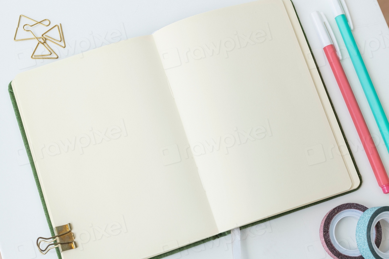 Blank plain notebook page stationary | Premium PSD Mockup - rawpixel