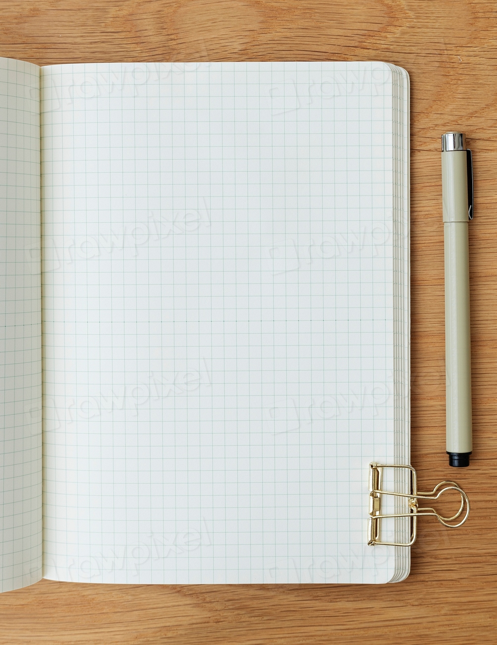 Blank white grid pattern notebook | Free Photo - rawpixel