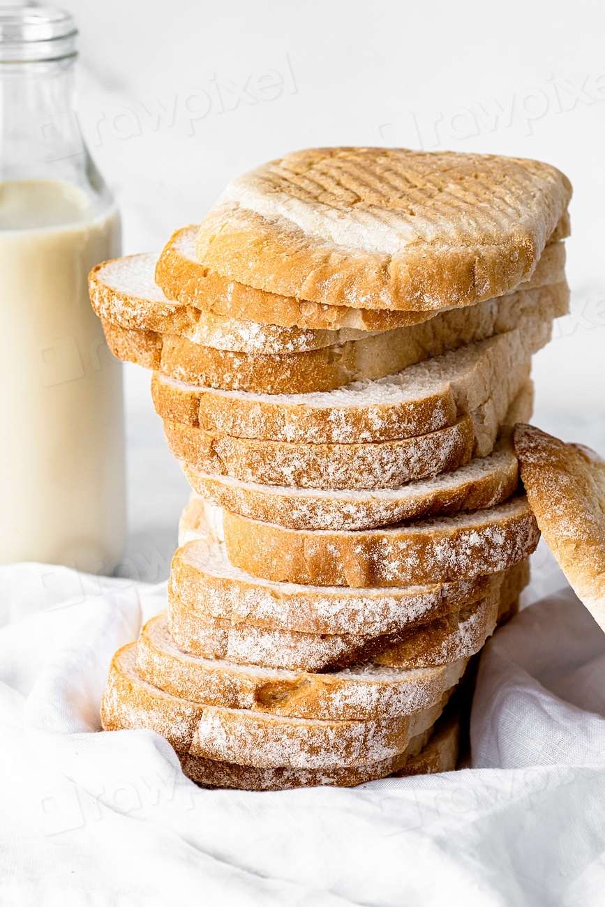 Stack sliced bread, french toast | Premium Photo - rawpixel