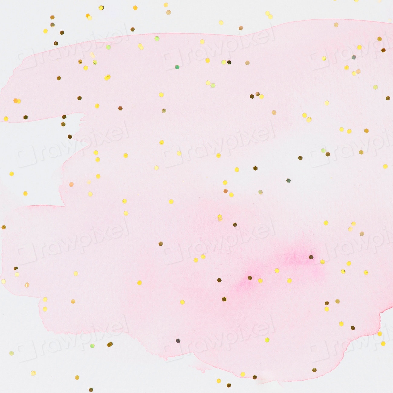 Gold glittery pink watercolor background | Free Photo - rawpixel