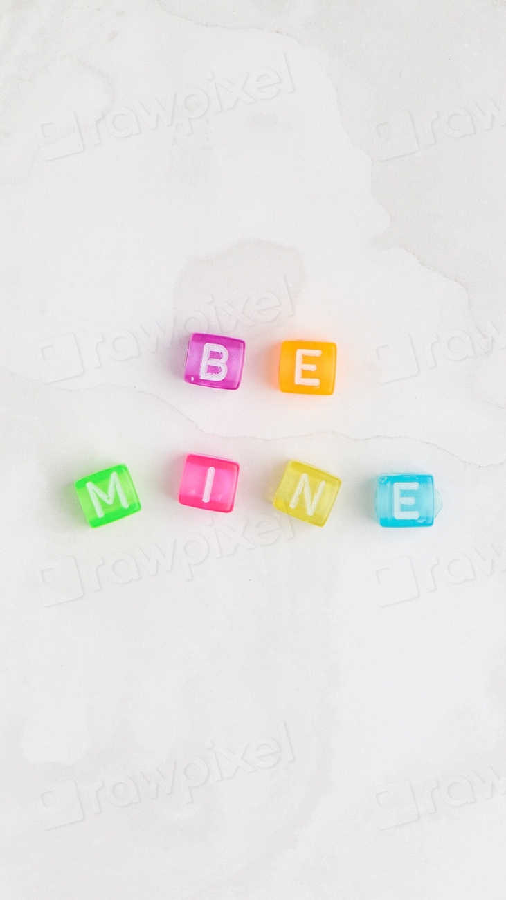 BE MINE alphabet letter beads | Free Photo - rawpixel