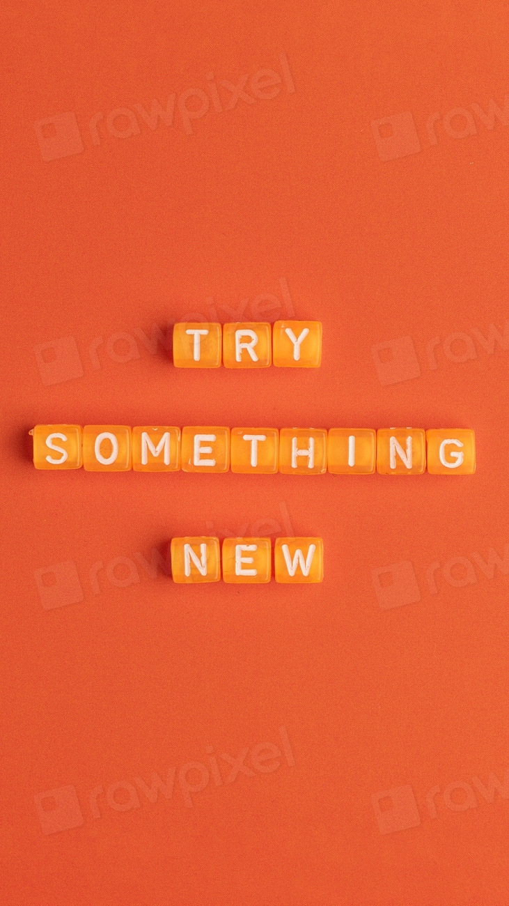 TRY SOMETHING NEW beads text | Free Photo - rawpixel