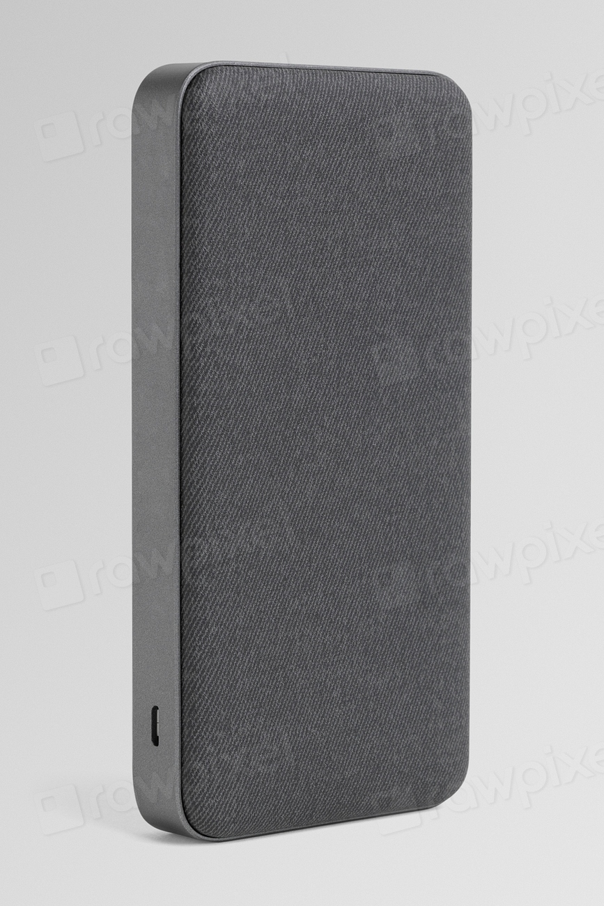 Black power bank mockup psd | Premium PSD - rawpixel