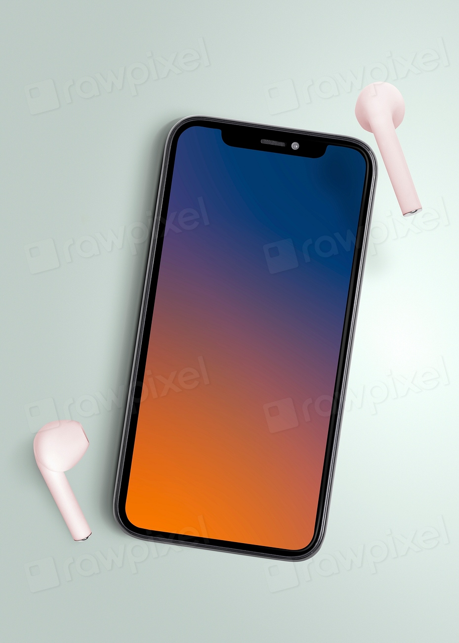 Mobile phone screen mockup psd | Premium PSD Mockup - rawpixel