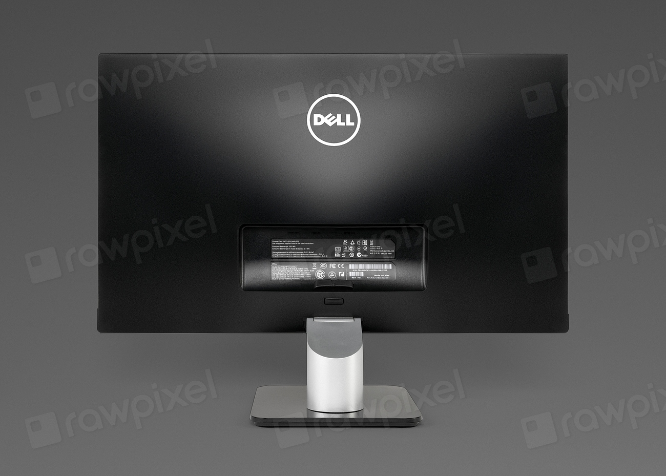 Dell computer monitor mockup rear | Premium PSD - rawpixel