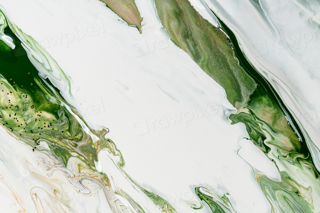 Green liquid marble background abstract | Free Photo - rawpixel