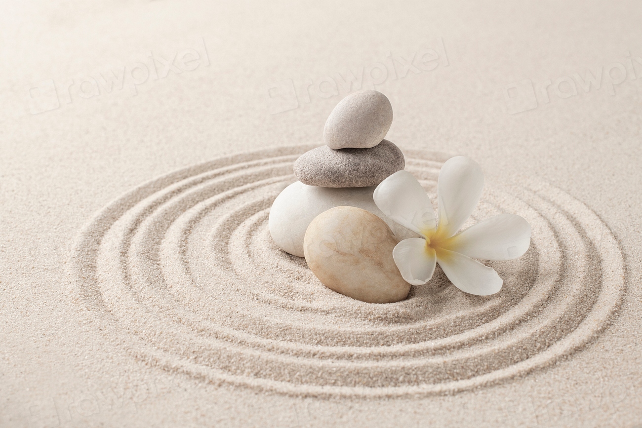 Stacked zen stones sand background | Premium Photo - rawpixel