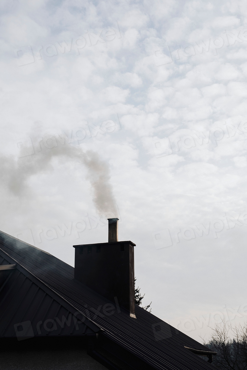 Black smoke from a chimney | Premium Photo - rawpixel