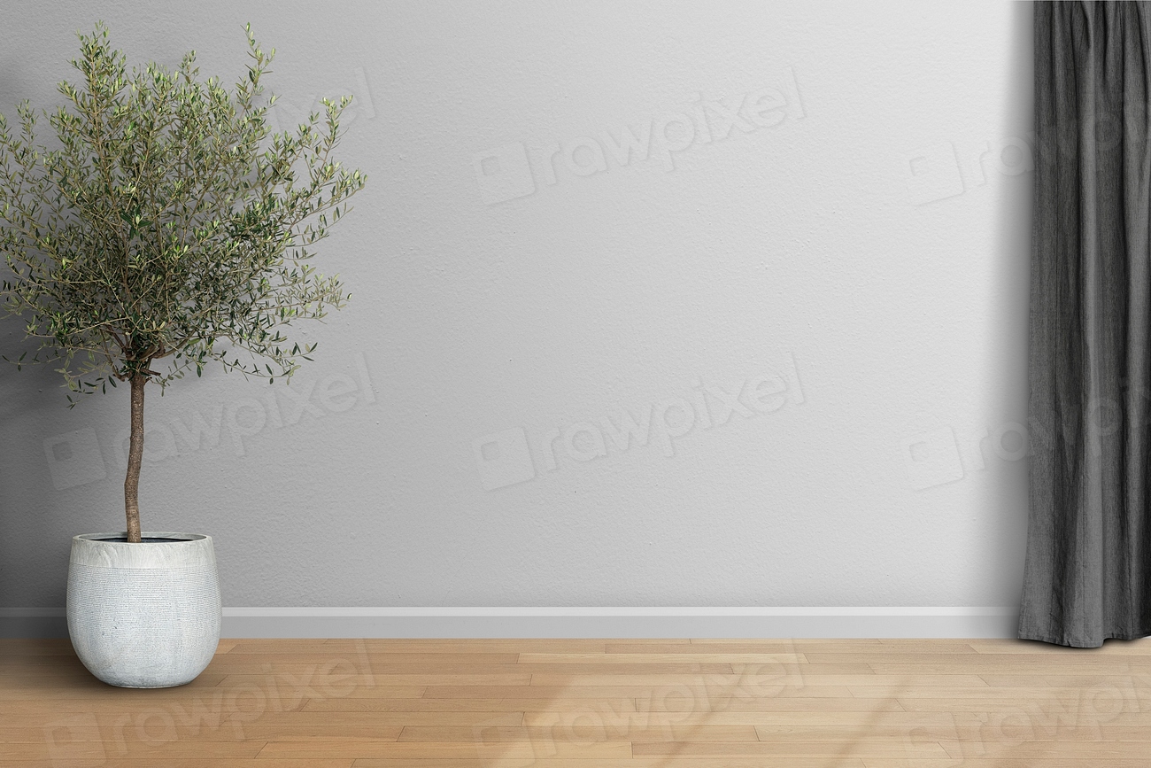 Empty minimal room gray wall | Premium Photo - rawpixel