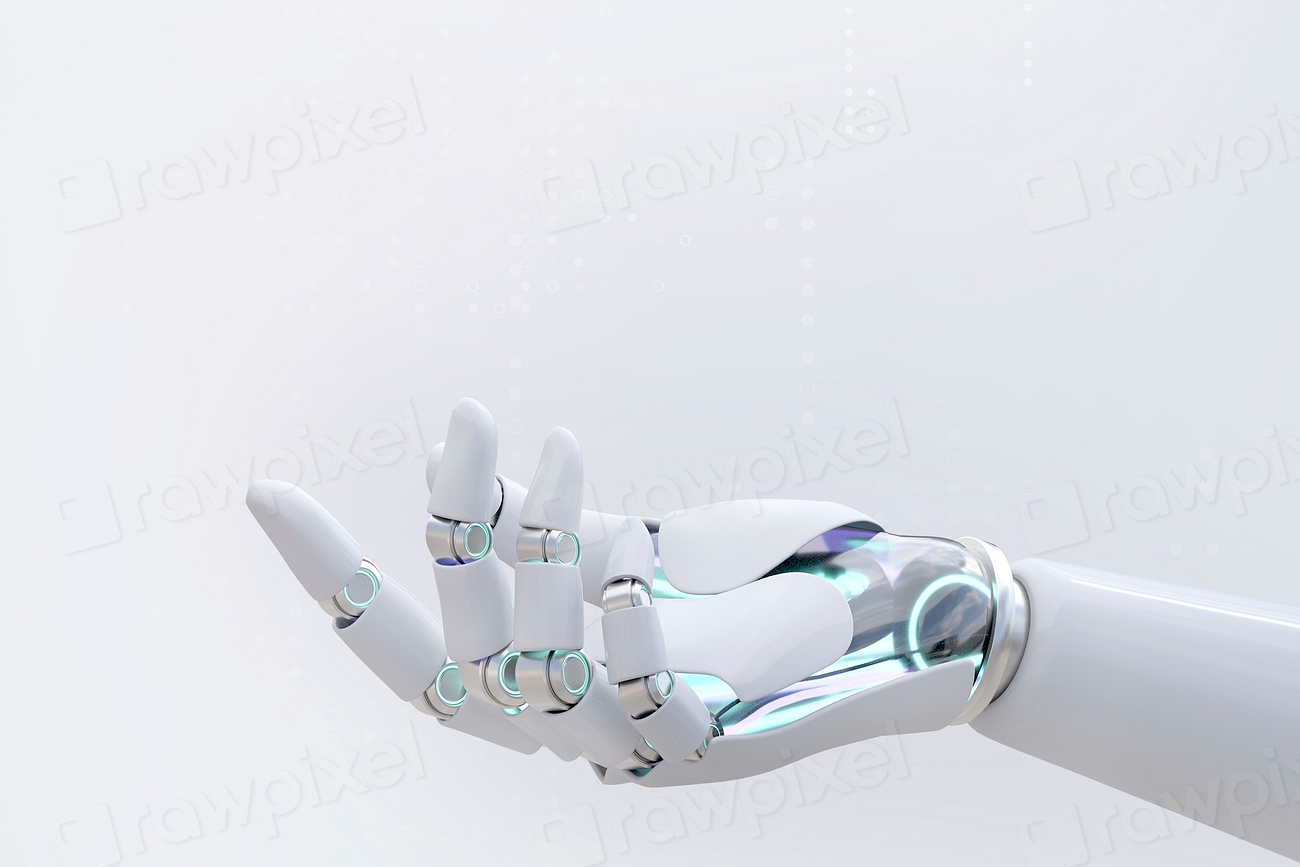 Robot hand showing background, 3D | Premium Photo - rawpixel
