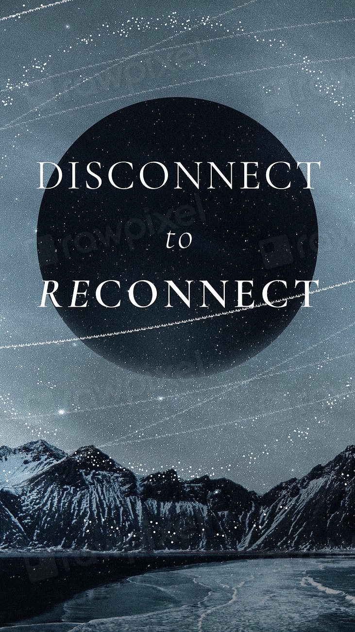 Reconnect inspirational quote template vector | Premium Vector Template ...